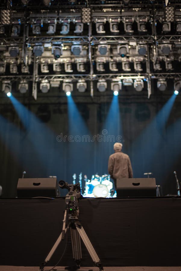 Studio Camera at the Concert Stock Image - Image of hall, lens: 164705217