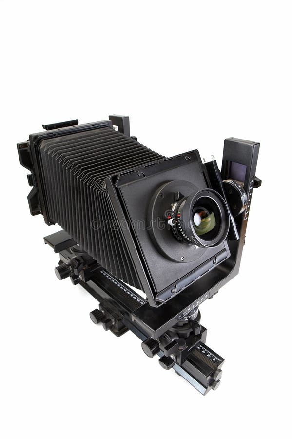 The Studio Camera for a Sheet Film Stock Image - Image of photographic ...