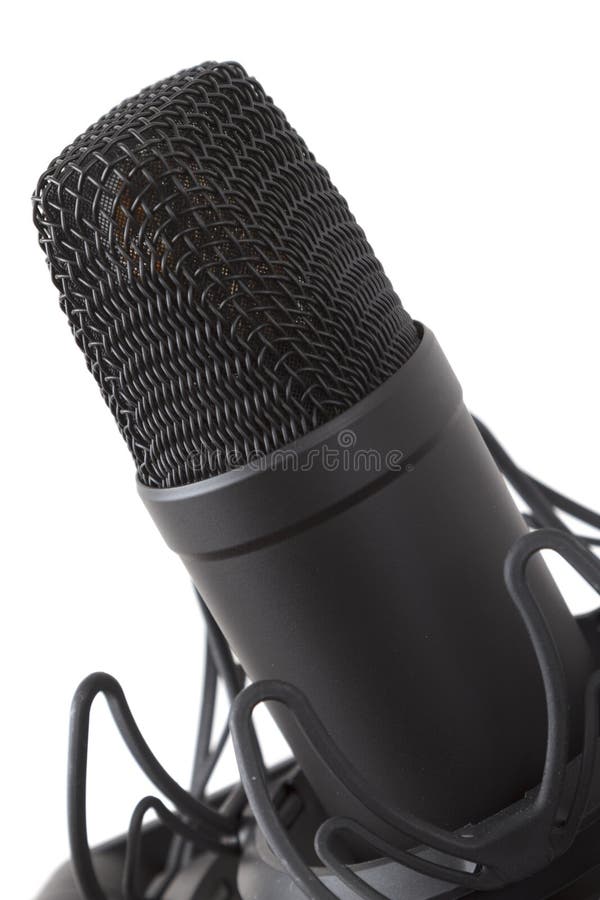 Studio Condenser Microphone Stock Photo - Image of condenser, karaoke ...