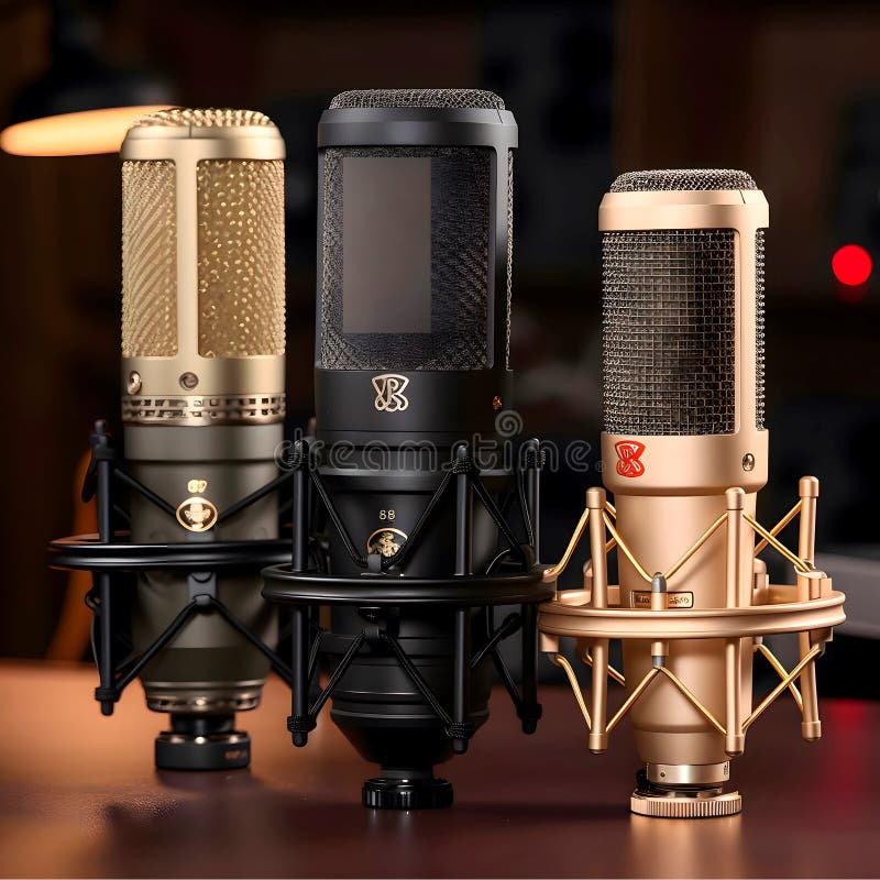 Condenser Microphones Stock Illustrations – 341 Condenser Microphones ...