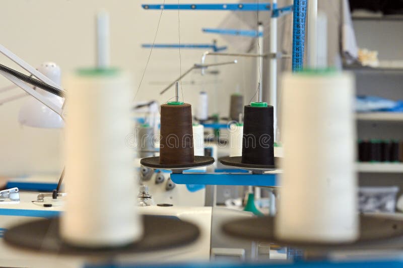 Sewing Studio of Individual Tailoring Stock Image - Image of hand ...