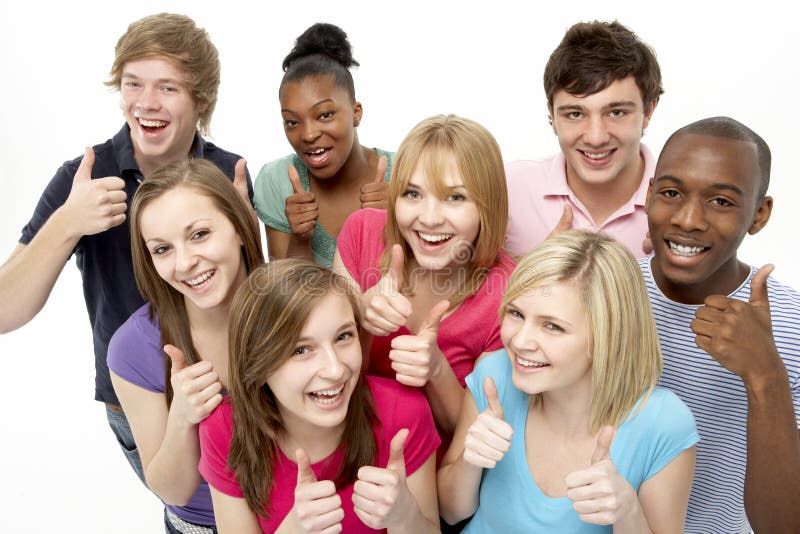 Studio De Groupe D'amis D'adolescent Image stock - Image du ensemble ... Studio De Groupe D'amis D'adolescent Image stock - Image du ensemble ...