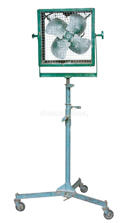 Studio electric fan stock photo. Image of used, single - 22452904