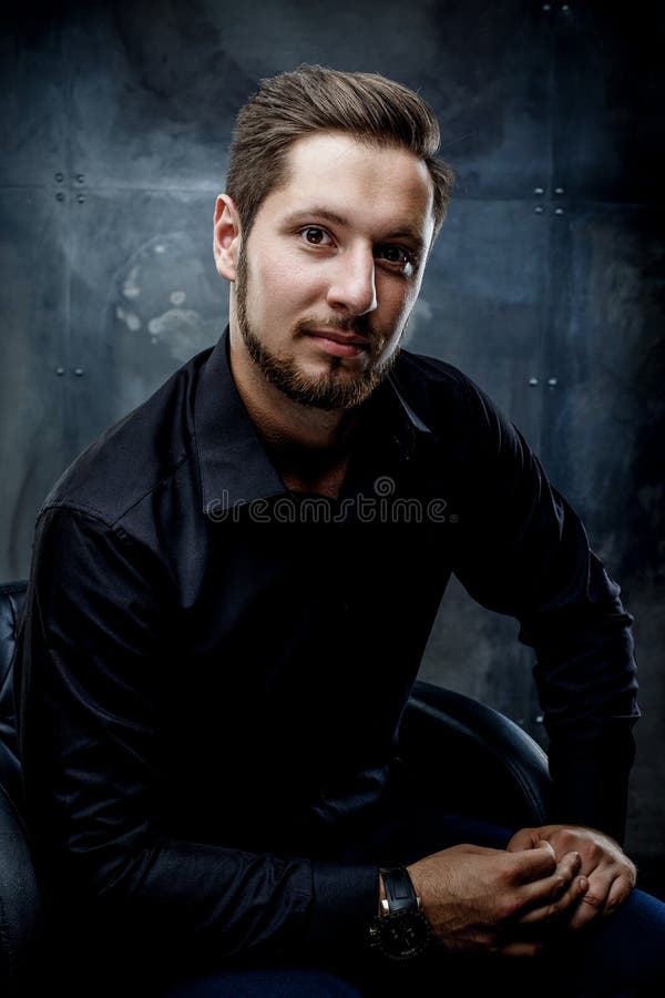 Studio fashion portrait. stock photo. Image of beautiful - 62894798