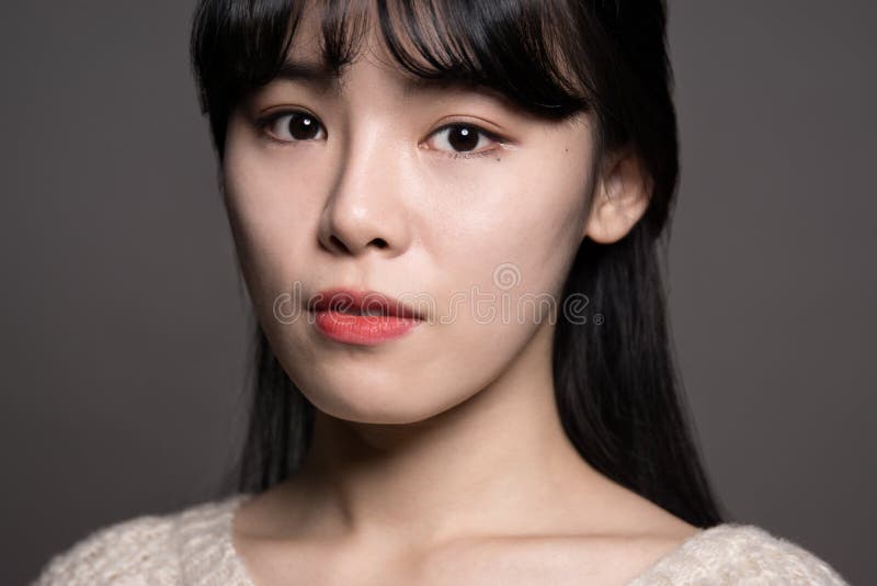 Studio Female of 20 Sad Asian Women Stock Image - Image of panic ...