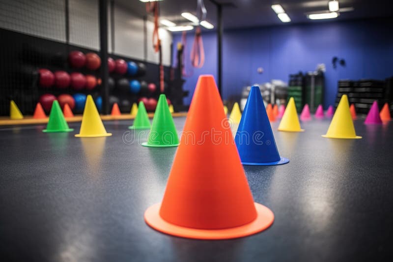 Training Cones Stock Illustrations – 214 Training Cones Stock ...