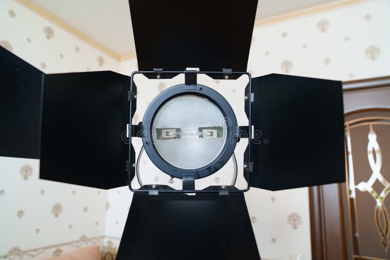 Studio Halogen Constant Light Illuminator. Equipment for the Photo ...