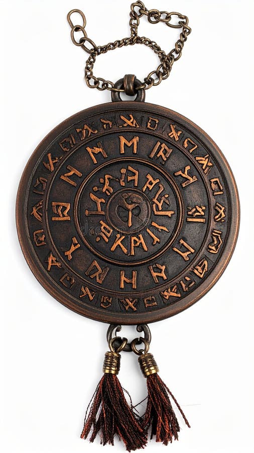 A Detailed Studio Shot of an Ancient Bronze Artifact with Intricate ...