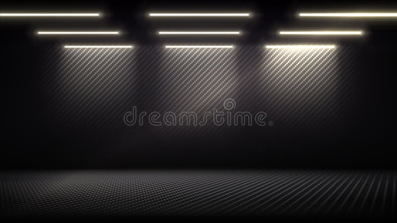 Studio Interior with Carbon Fiber Texture. Modern Carbon Fiber Textured ...