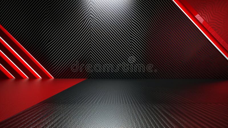 Studio Interior with Carbon Fiber Texture. Modern Carbon Fiber Textured ...