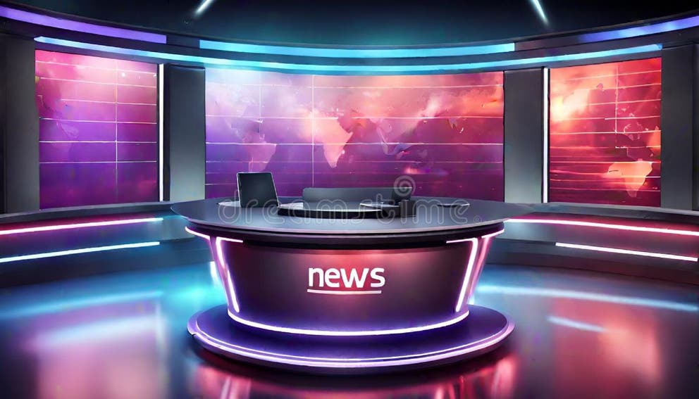 Empty News Studio Stock Illustrations – 2,146 Empty News Studio Stock ...