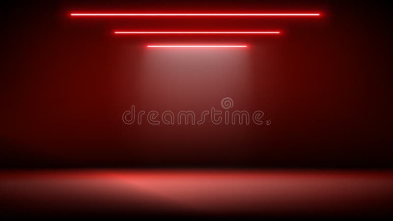 Studio Interior, Stage with Neon, Led Lighting. Background, Backdrop ...