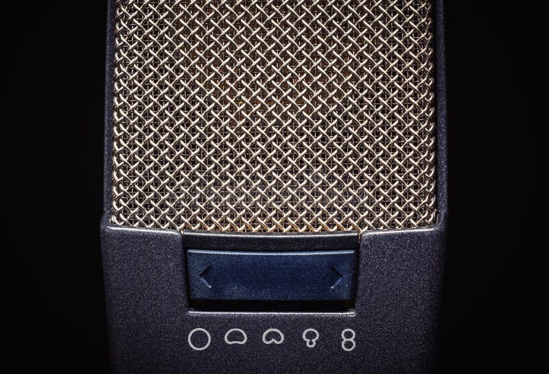 Studio Large Capsule Microphones Stock Photo - Image of equipment ...
