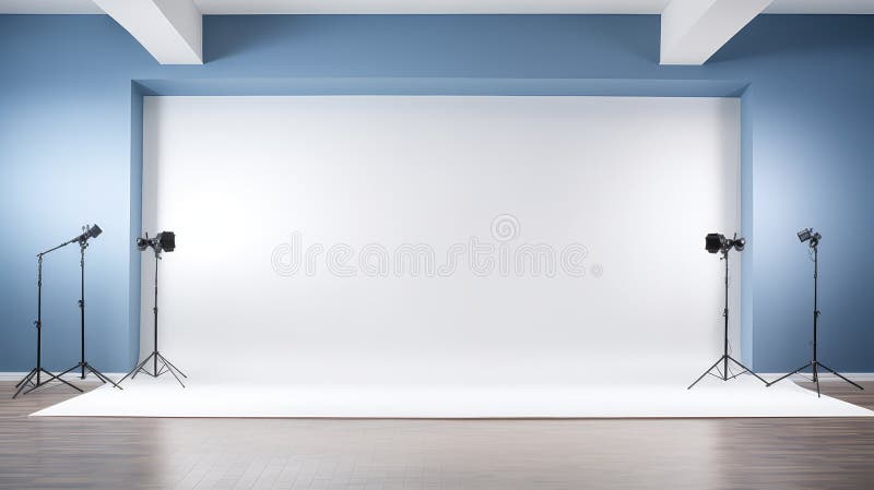 Studio light box wall stock illustration. Illustration of light - 370454612