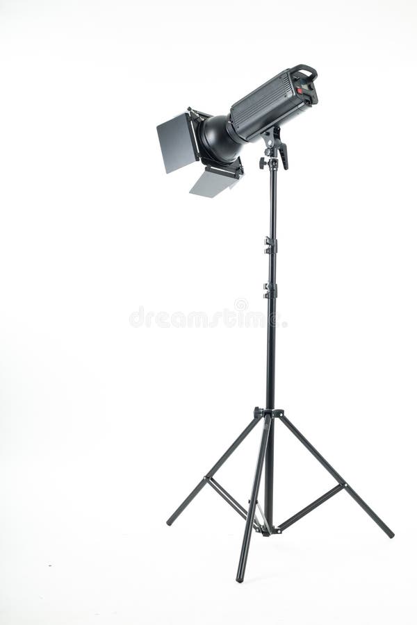 Studio light isolated