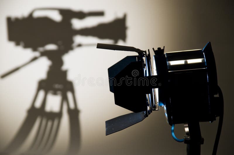 Studio Lighting. stock image. Image of silhouette, white - 7075455