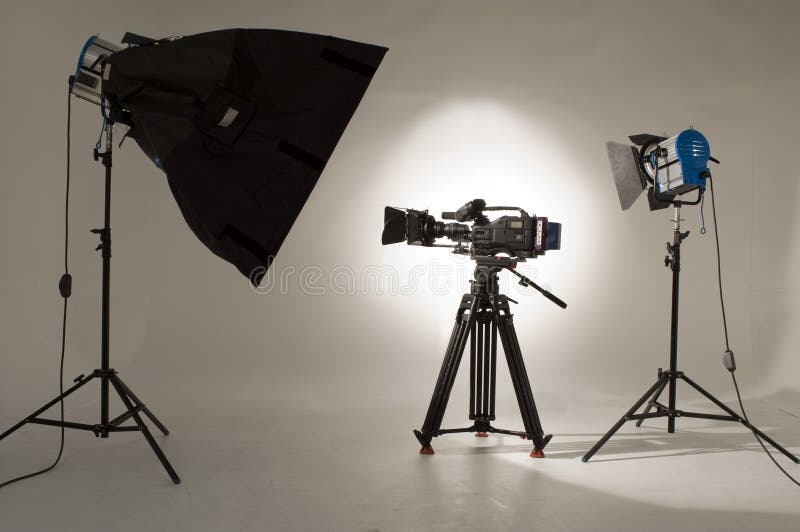 Studio Lighting. stock photo. Image of film, silhouette - 7075470