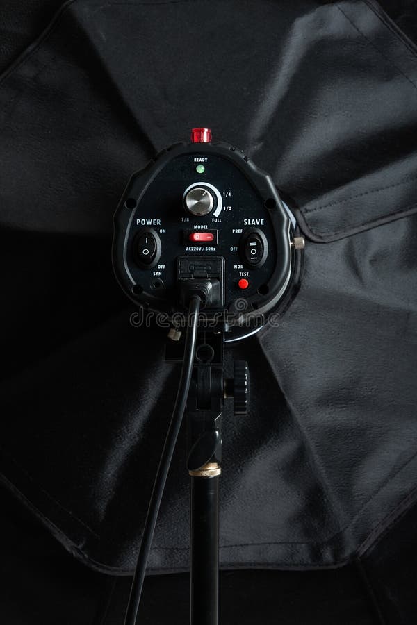 Studio Lighting Isolated on the White Background Stock Image - Image of ...