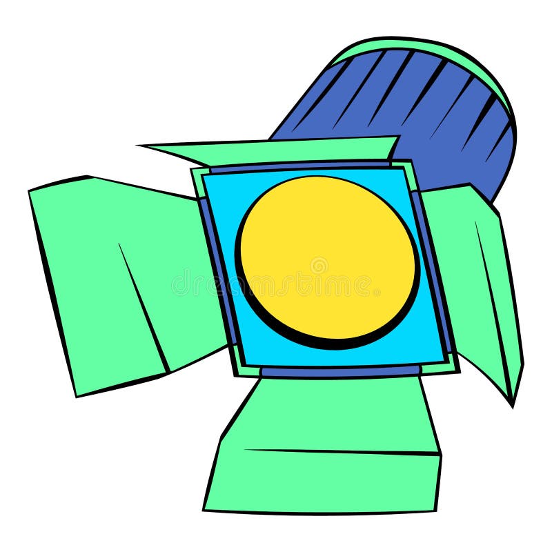 Studio Lighting Icon Cartoon Stock Vector - Illustration of diffuser ...