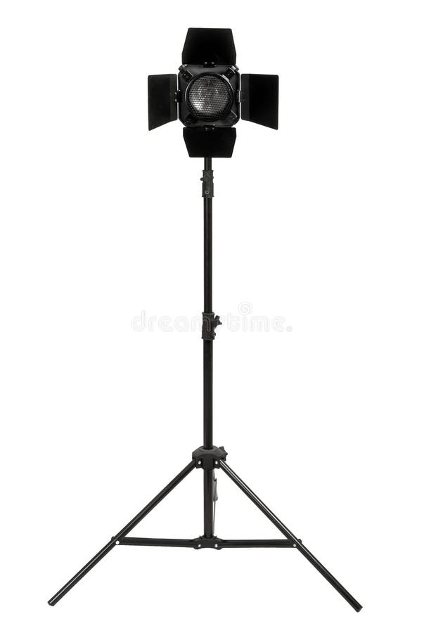 Studio Lighting Isolated on the White Background Stock Photo - Image of ...