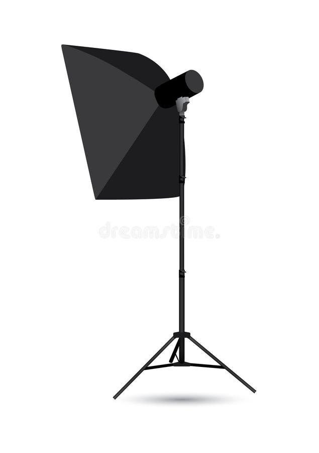 Overhead Lights with Beam. Studio Lighting Stock Vector - Illustration ...