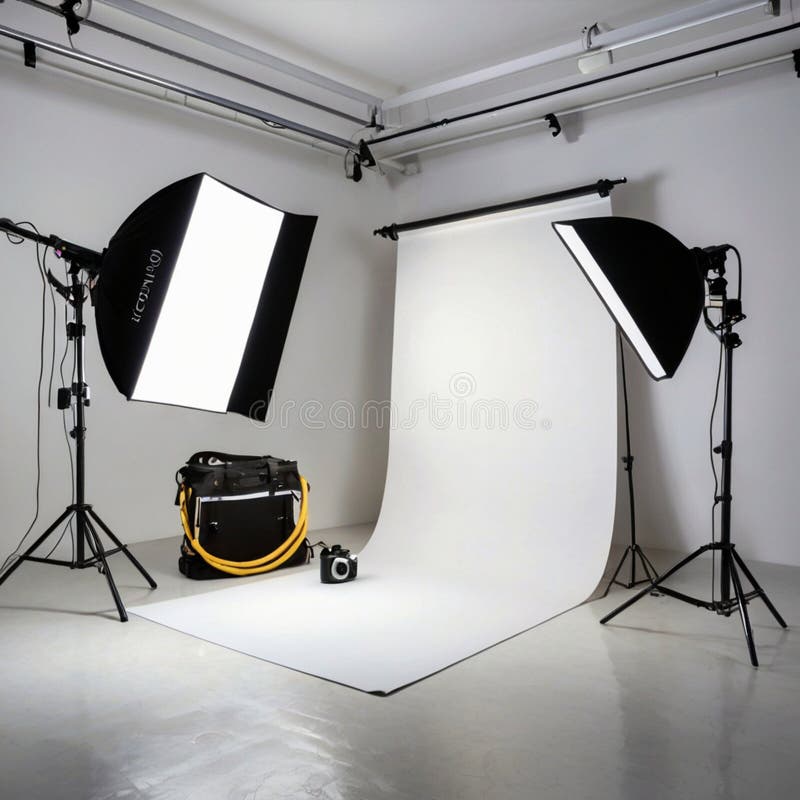 Studio Lighting. stock illustration. Illustration of professional ...