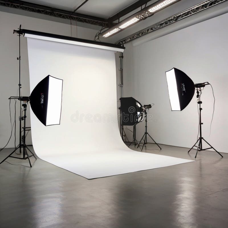 Studio Lighting. stock illustration. Illustration of scene - 327337013