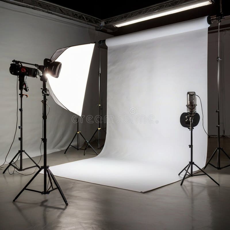Studio Lighting. stock illustration. Illustration of film - 327338904
