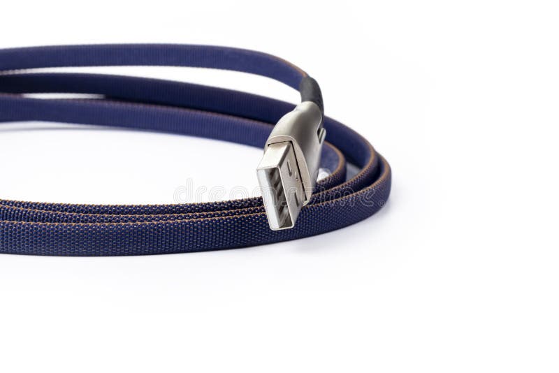 Studio Lighting. on a White Background Cable, Wire for Charging or ...