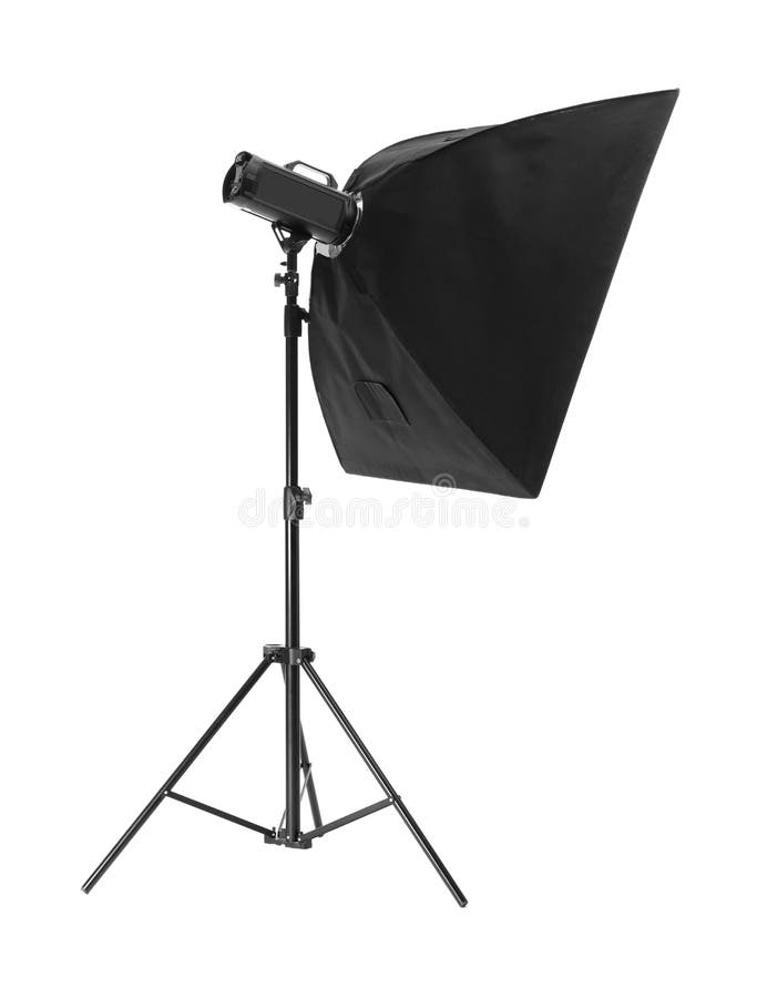 Studio Lighting on White Background Stock Image - Image of lighting ...