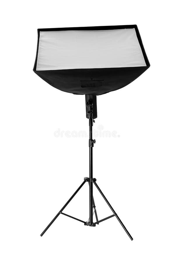 Studio Lighting on White Background Stock Photo - Image of photographer ...