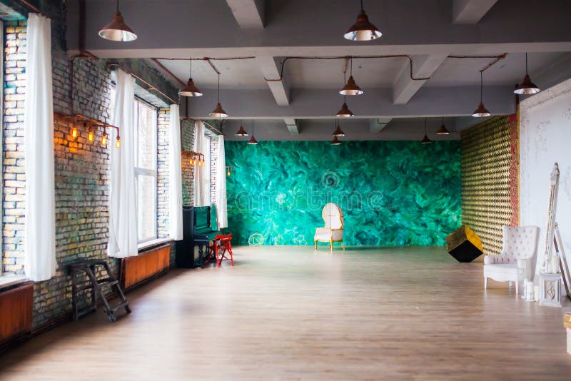 Studio loft stock image. Image of horizontal, endurance - 68703319