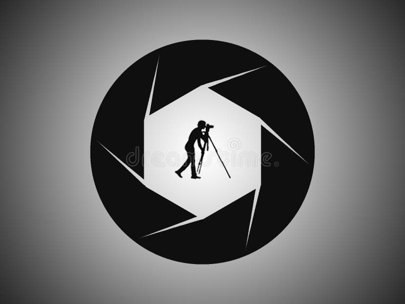 Studio Logo Design Camera Short Stock Illustration - Illustration of ...