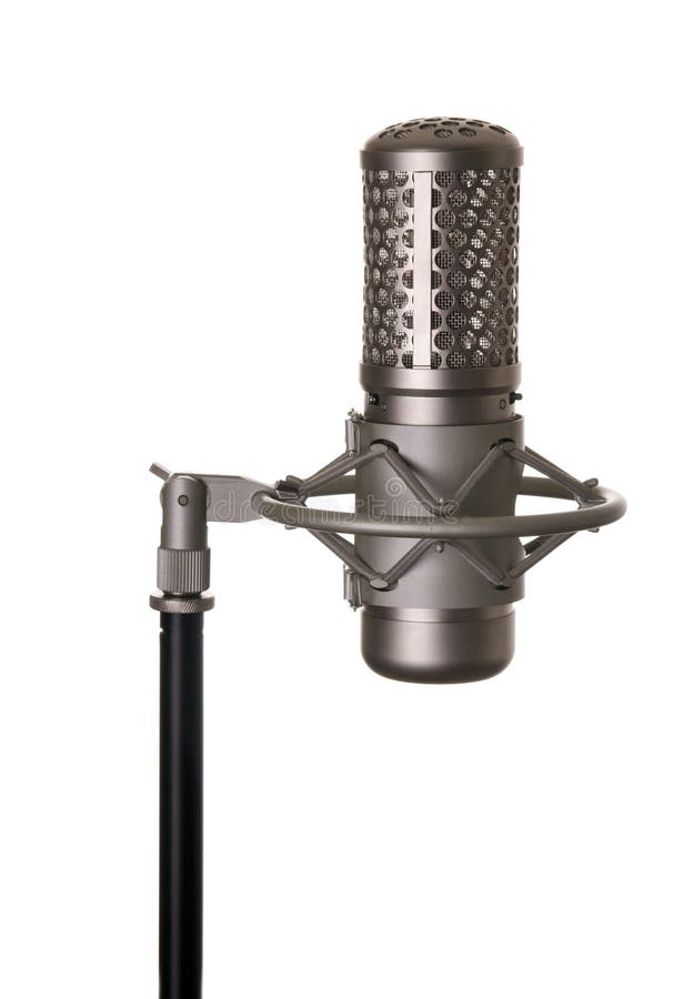 Studio microphone stock photo. Image of karaoke, broadcast - 6608612