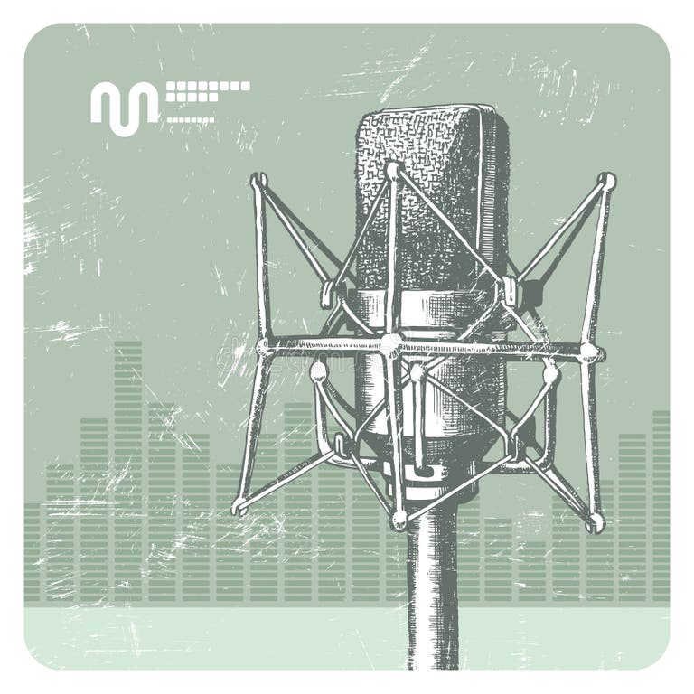 Studio Microphone Stock Illustrations – 101,242 Studio Microphone Stock ...