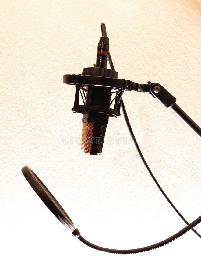 Studio Microphone stock photo. Image of record, production - 2005300