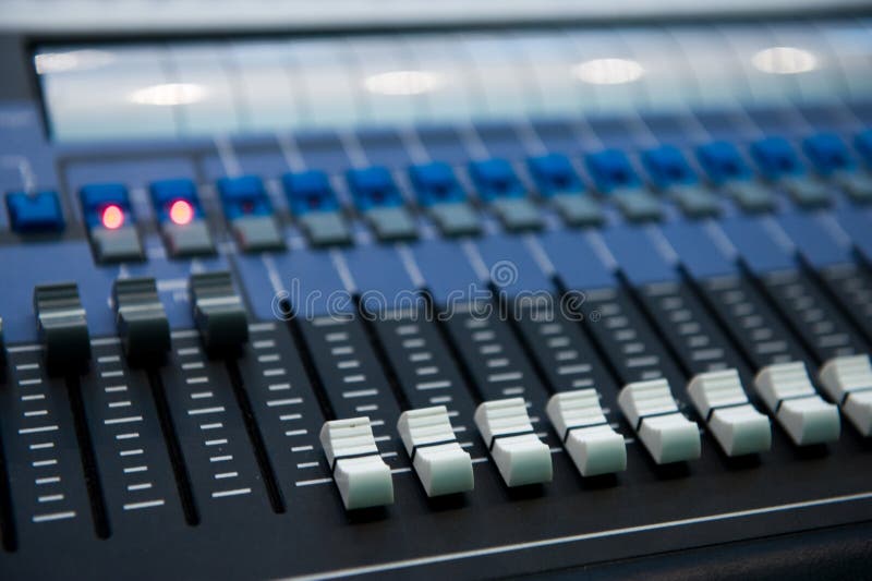 Music Band in a Cd Recording Studio Stock Photo - Image of band, rock ...