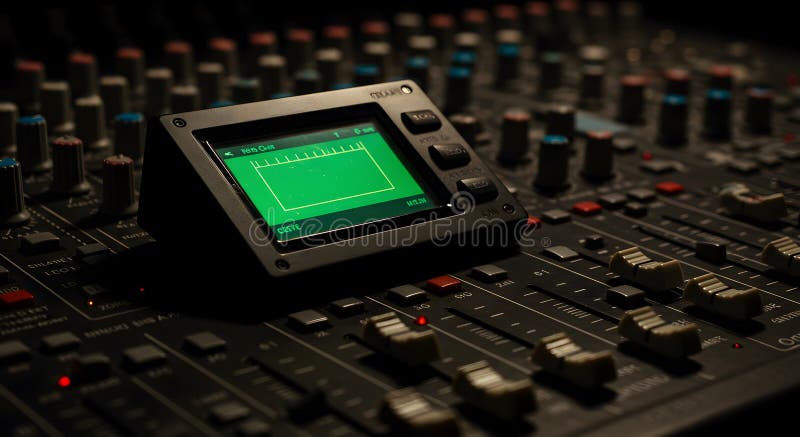 Studio Mixing Console with Modern Digital Interface for Audio ...