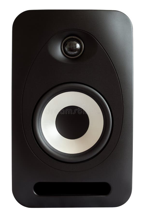 The studio monitor. stock photo. Image of black, musical - 68860628