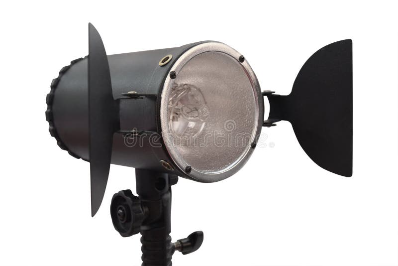 Studio Monoblock Flash Light on Tripod Stock Image - Image of lamp ...