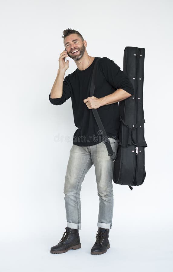 Studio People Shoot Portrait Isolated on White Stock Photo - Image of ...