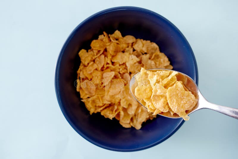 Breakfast Flakes stock photo. Image of sweet, diet, granola - 122486908
