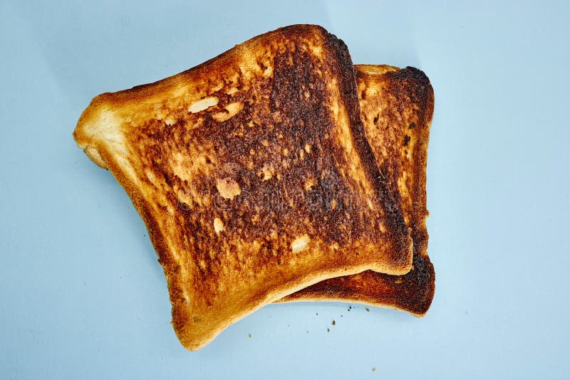 Burnt Toast stock photo. Image of burnt, sliced, burn - 100627384