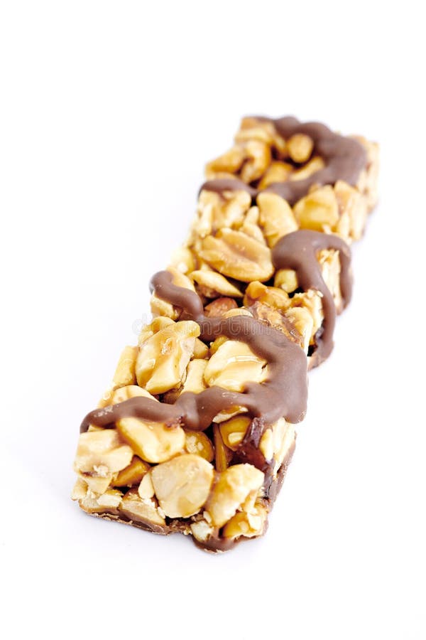 Choc Coated Nut Bar stock image. Image of nutrition, muesli - 98348501