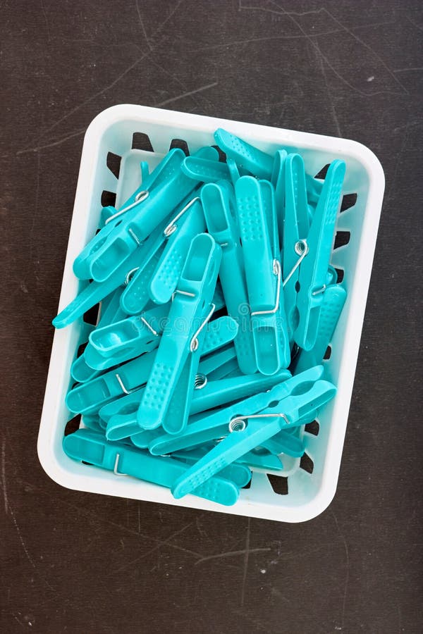 Clothes Line Pegs stock image. Image of plastic, wash - 115015187
