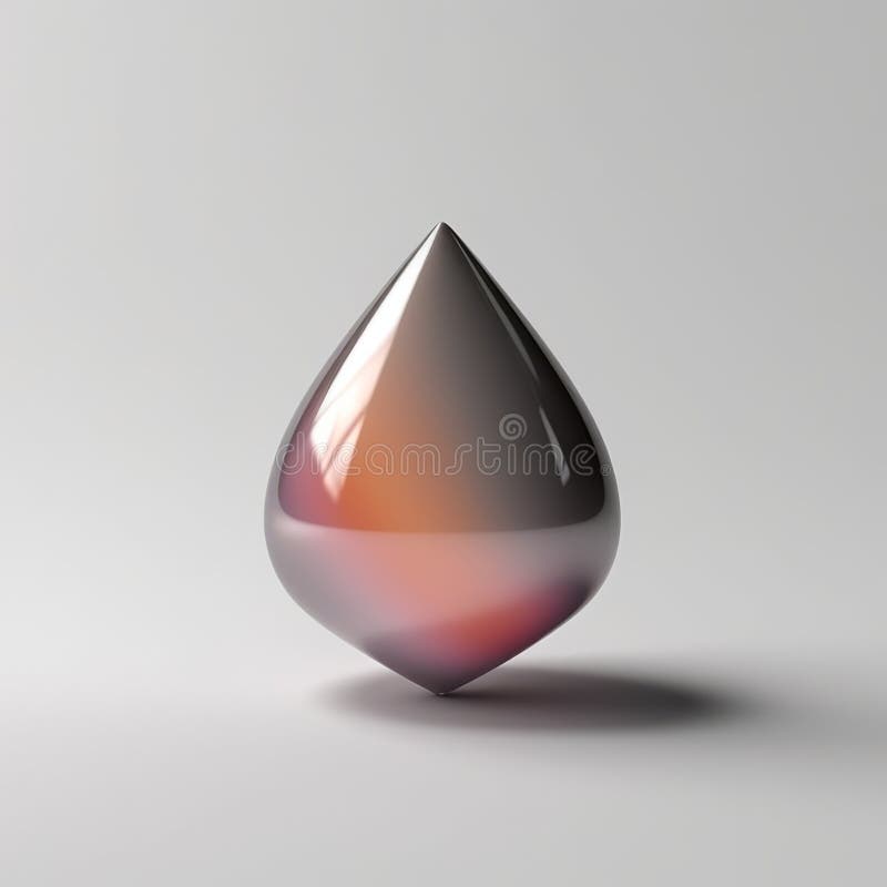 Hyperrealistic Triangle Balloon in Shiny Studio Photo Stock ...