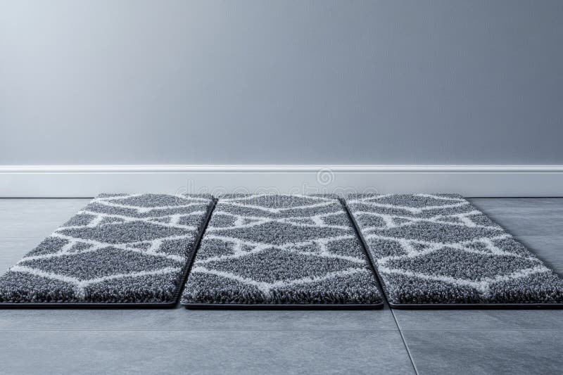 Stylish Patterned Carpet Tiles Showcase Stock Illustration ...