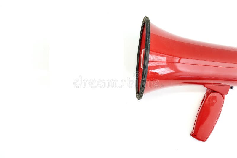 Megaphone stock photo. Image of horn, audible, amplifier - 100629486