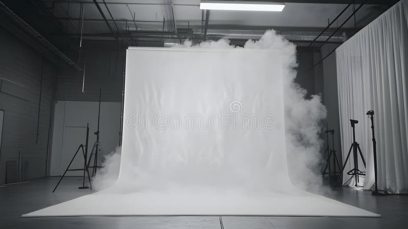 Studio Photography Backdrop with Smoke Effect Good Resolution Stock ...