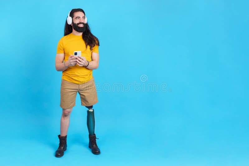 Man With A Prosthetic Leg Kicking And Fighting Stock Image Image Of Athlete Moving 267187083